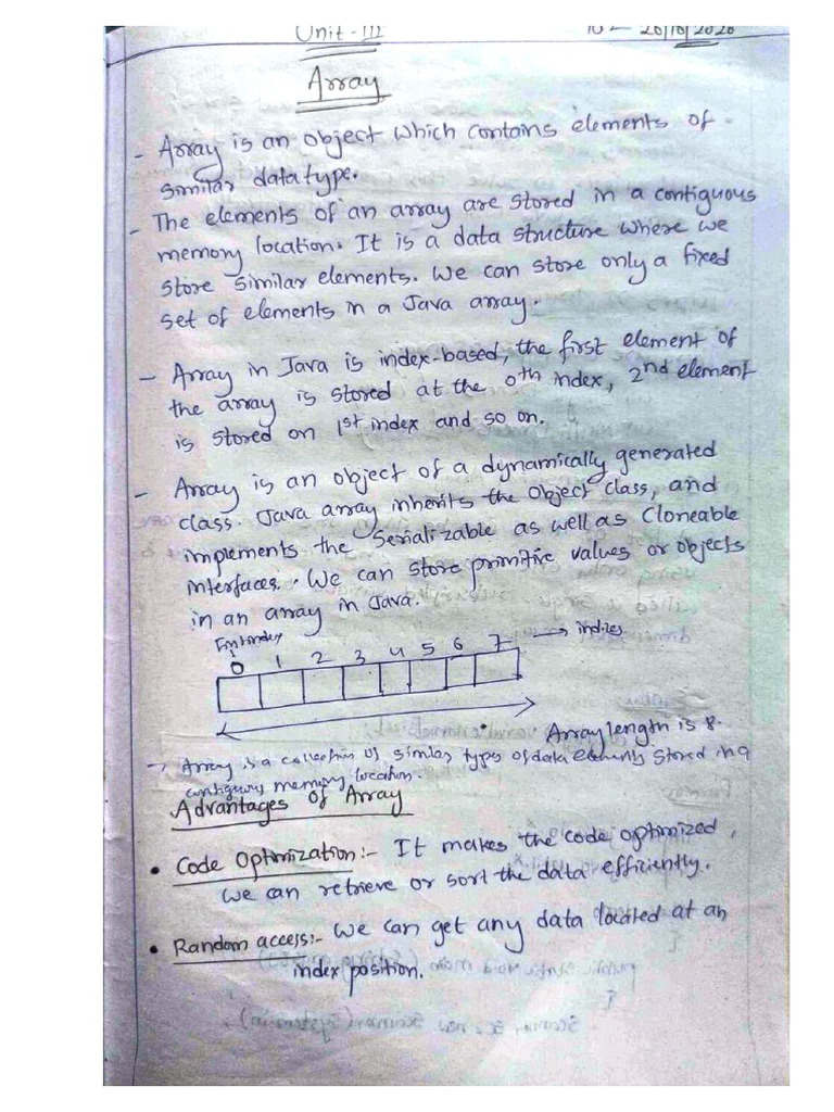 BSC C.S Java Unit-3 | PDF