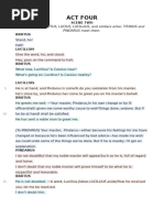 Julius Caesar Act 4, Scene 2 Summary | PDF