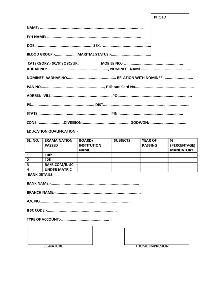 New BIO DATA (3) | PDF