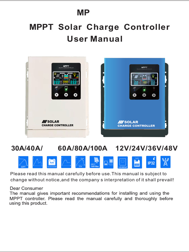 MPK-usersmanual | PDF | Solar Panel | Photovoltaic System