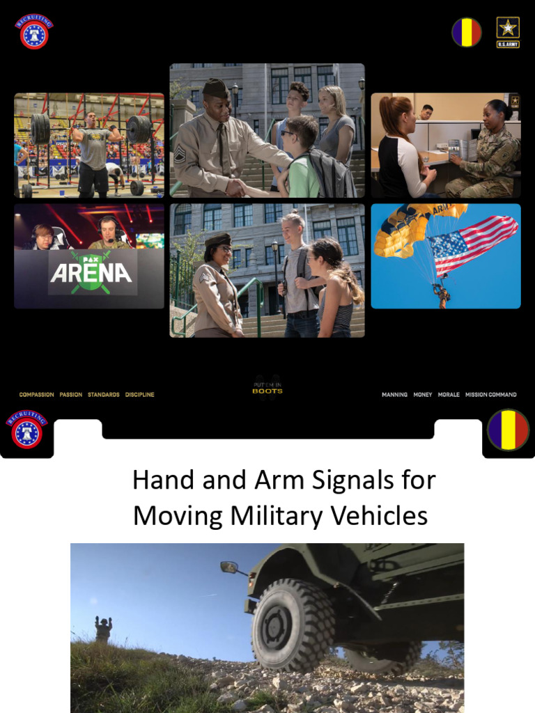 Hand and Arm Signals-Ground Guides | PDF | Vehicles | Truck