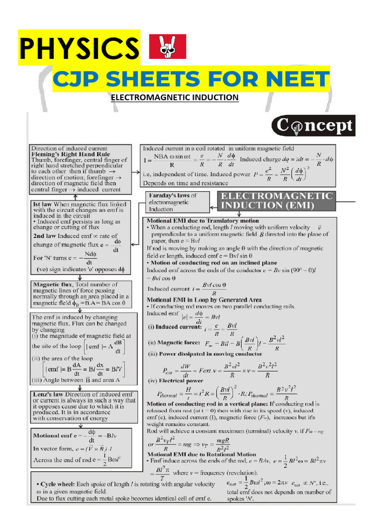 21.electromagnetic Induction | PDF | Electromagnetic Induction | Inductance