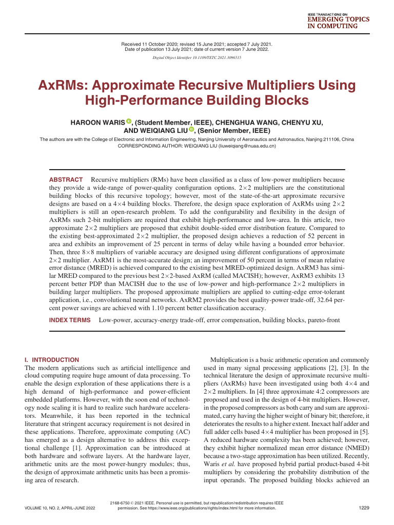 AxRMs_Approximate_Recursive_Multipliers_Using_High-Performance_Building ...