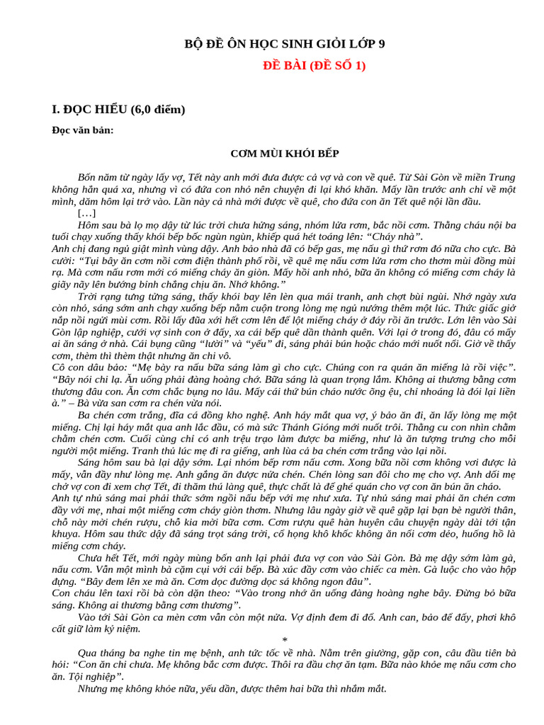 ĐỀ HSG 9 HS | PDF