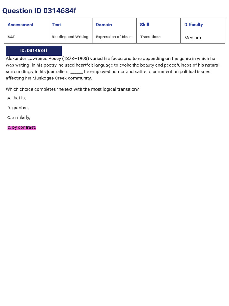 MyPractice - Transitions Medium | PDF | Sat | Hammurabi