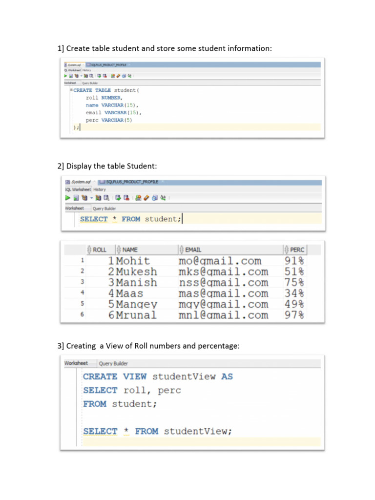 DBMS 7th Output | PDF