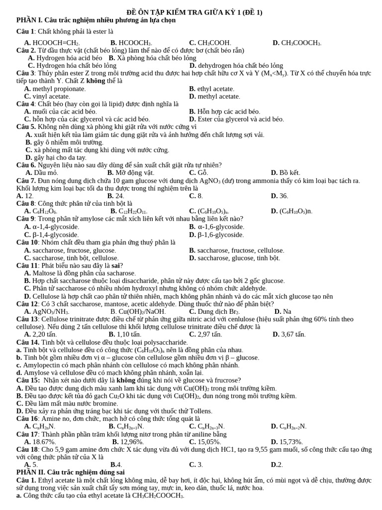 ĐỀ TUẦN 7 (GK1) | PDF