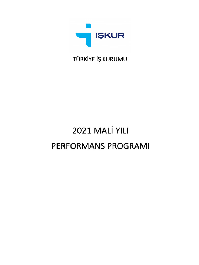 QQiIa+2021 Mali Yili Performans Programi | PDF