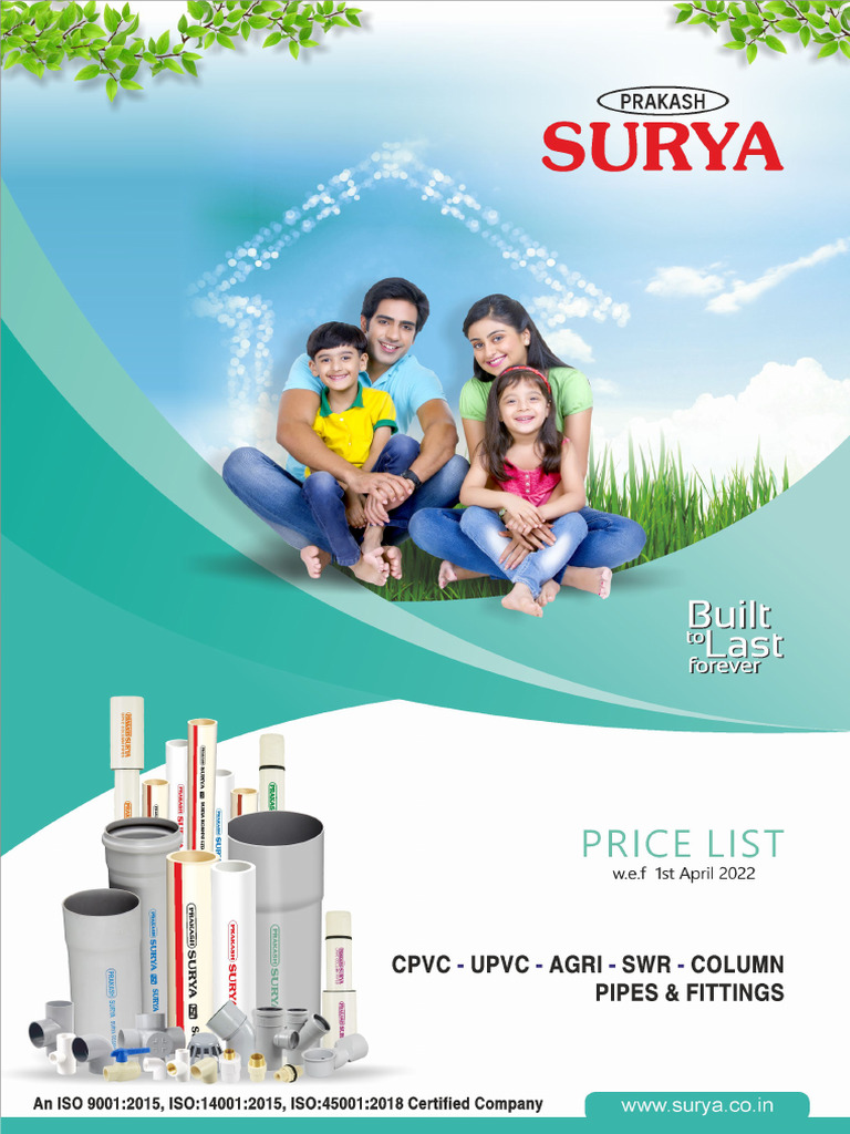PVC Price List | PDF