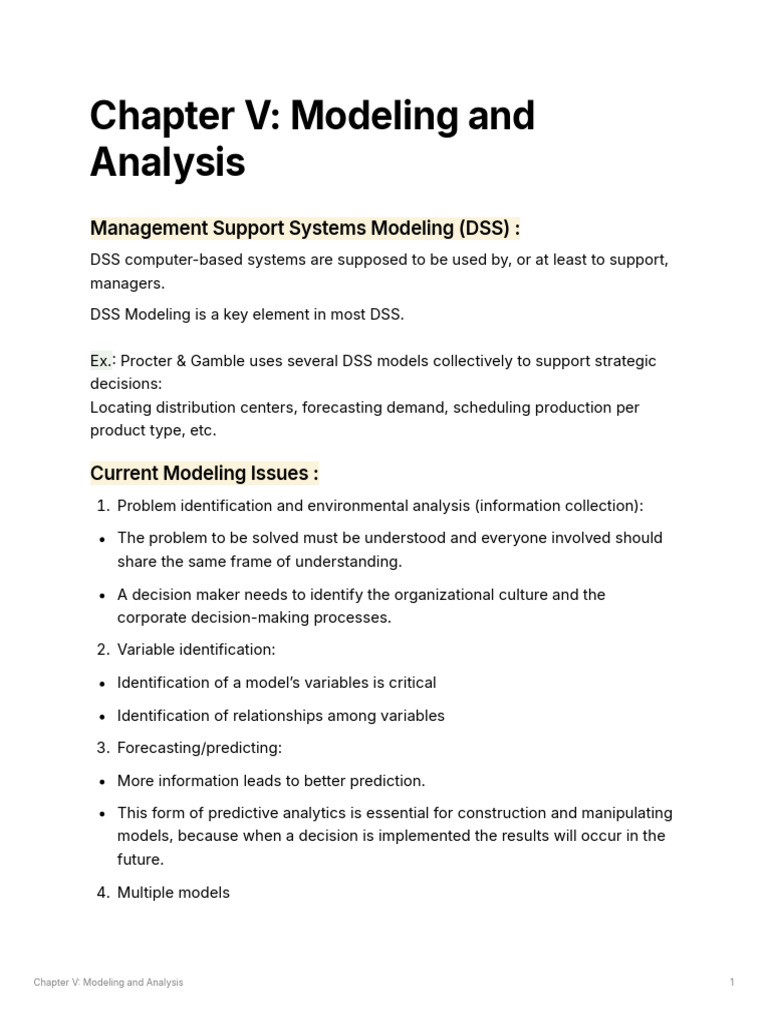 DSS Modeling for Managers | PDF | Simulation | Mathematical Optimization