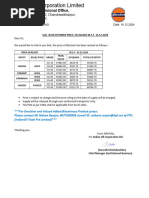 Bitumen Price List W.E.F. 01.06.2025 | PDF | Chemical Process ...