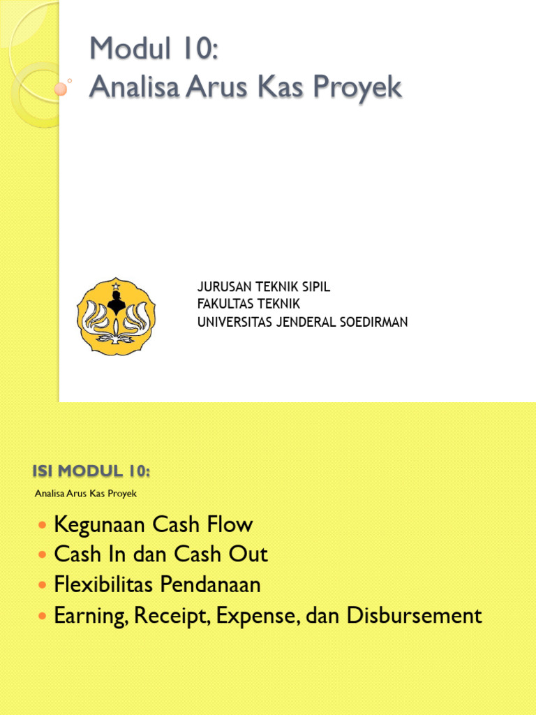 [p13] Modul 10 Analisa Arus Kas Proyek | PDF
