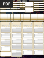 SW5E CharacterSheet (Fillable) | PDF | Role Playing Games