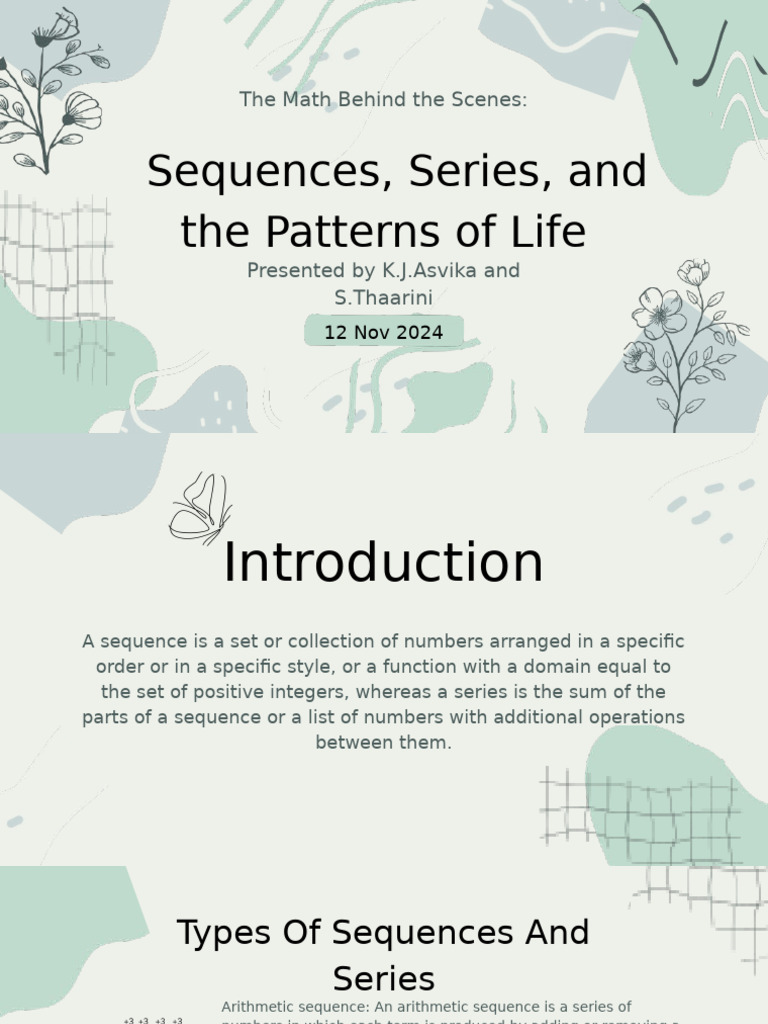 Sequences and Series in Real Life | PDF | Interest | Numbers