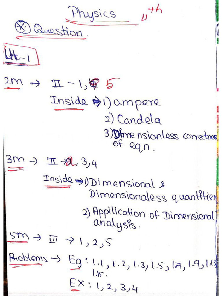 Physics Important Questions | PDF