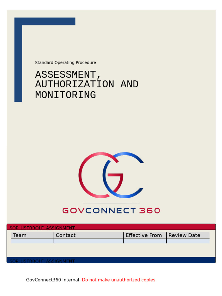 Assessment, Authorization and Monitoring (CA) | PDF | Information ...