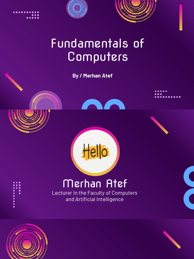 Fundamental of Computer Science (Section 1) | PDF | Operating System | Graphical User Interfaces