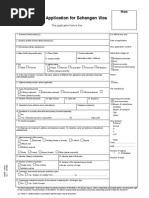 CV Format For Visa Application | PDF | Career & Growth