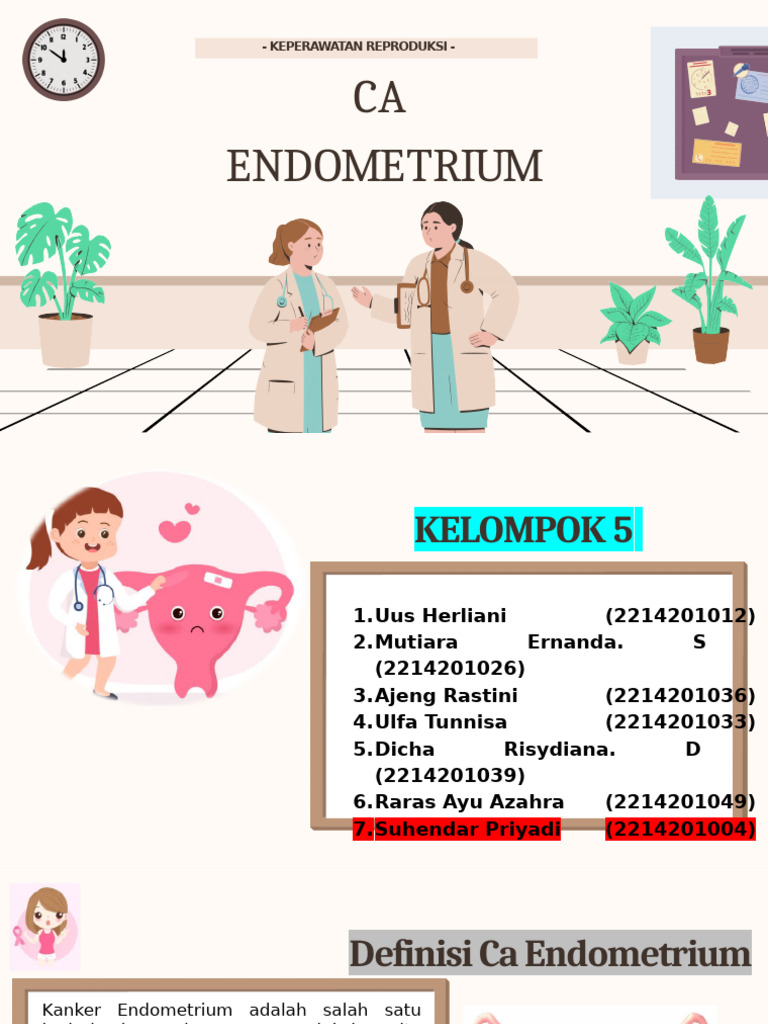 Kel 5 - CA Endometrium (Kep. Repro) | PDF