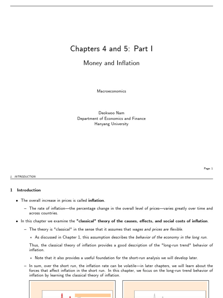 chap 20 | PDF | Quantity Theory Of Money | Money Supply