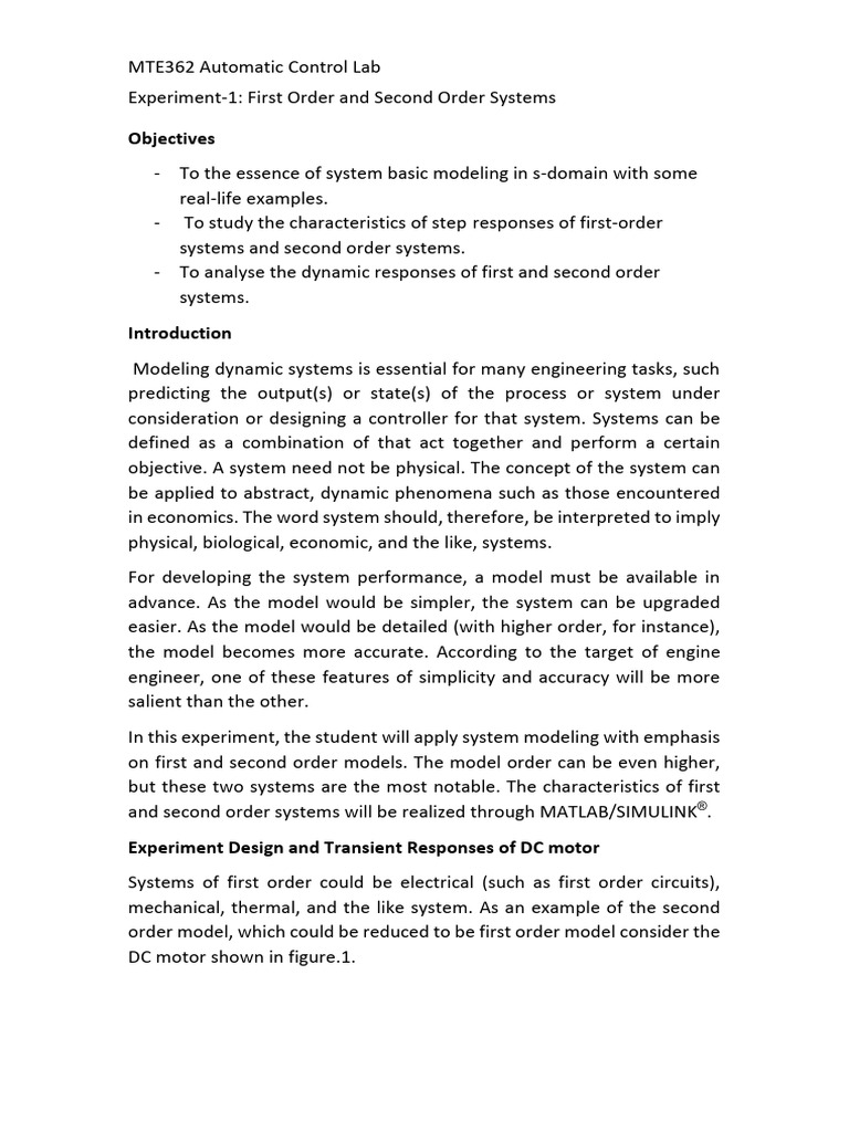 Experiment-1 (3) | PDF | System | Damping