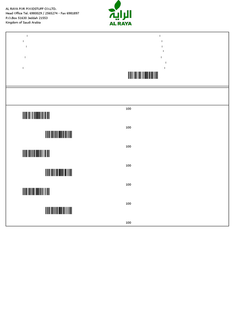Purchase Order for SOL Trading Co. | PDF | Value Added Tax | Taxes