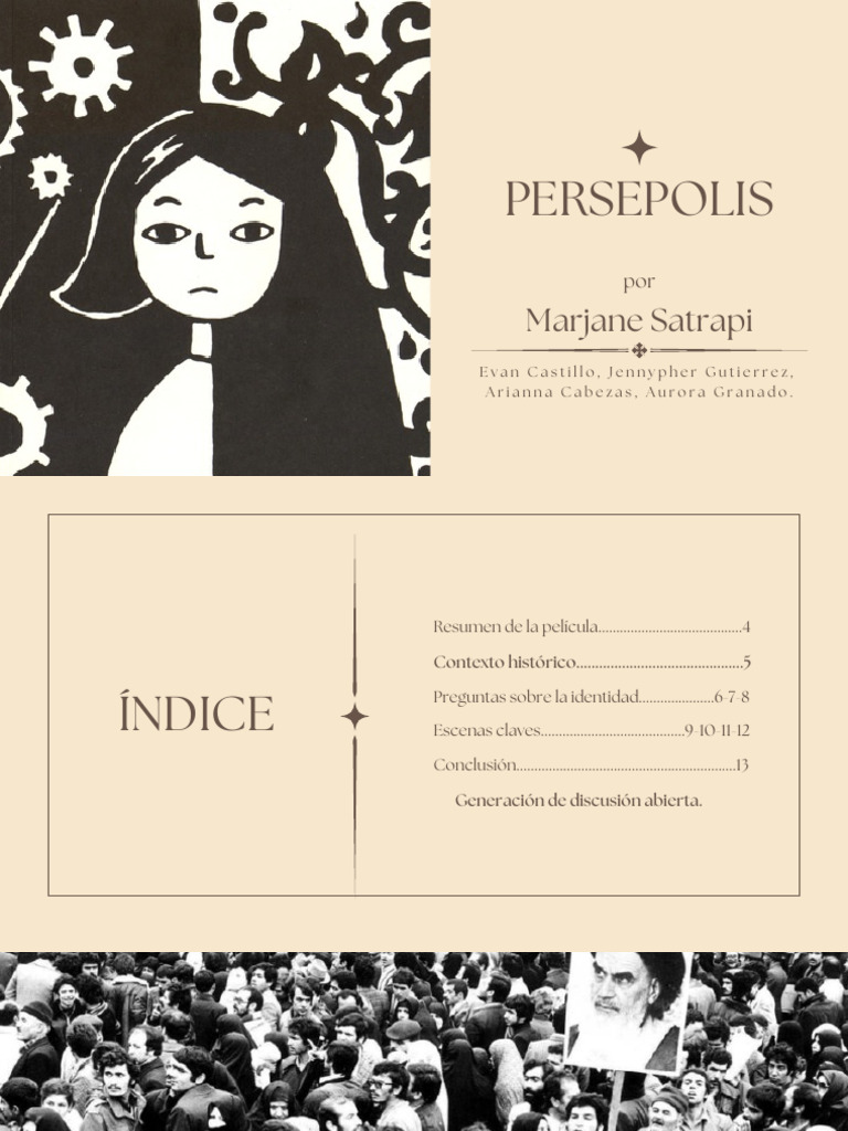 Persépolis PDF | PDF | Revolución iraní | Corrí