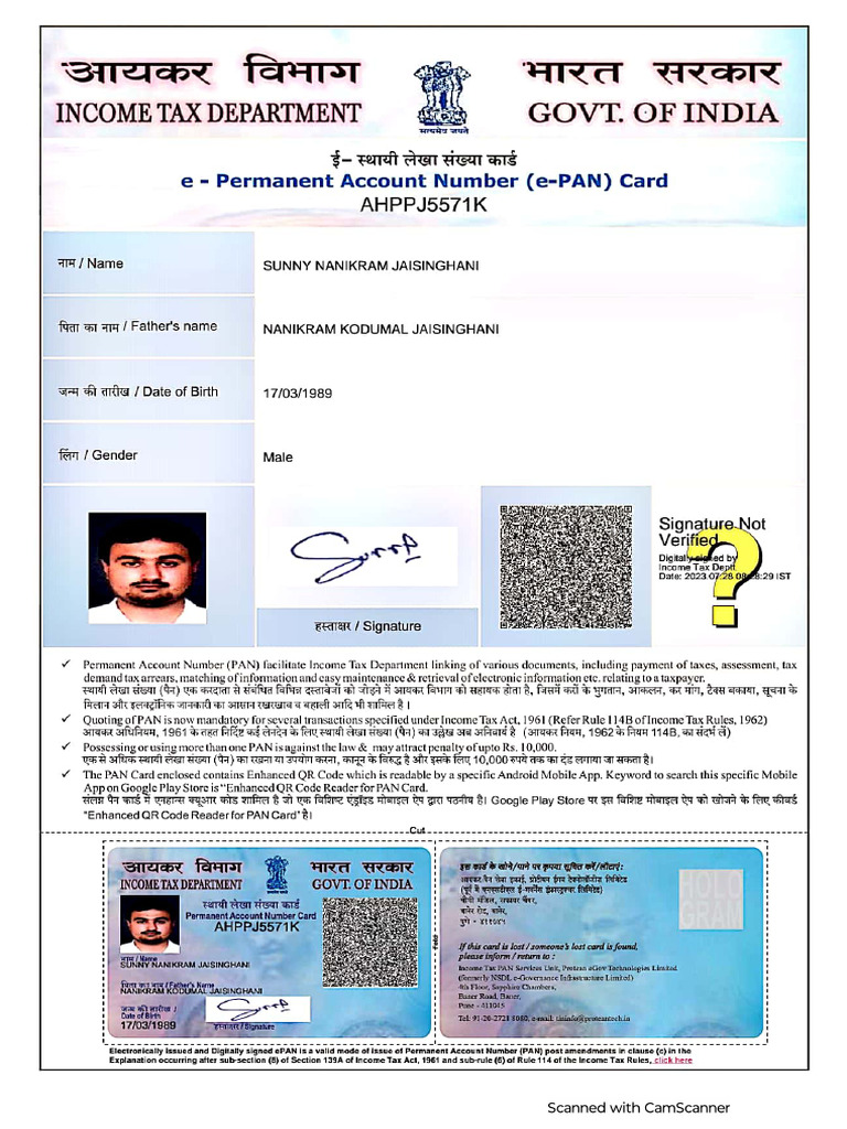 Sunny Jaisinghani E-Pan | PDF