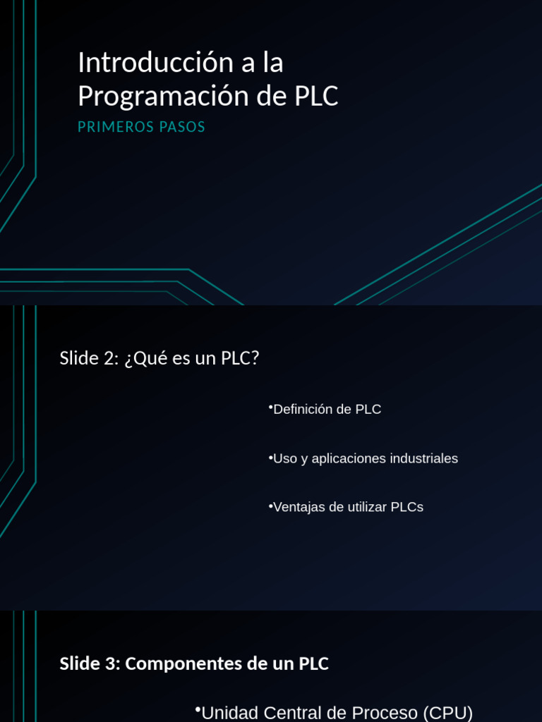 Guía Básica de Programación PLC | PDF