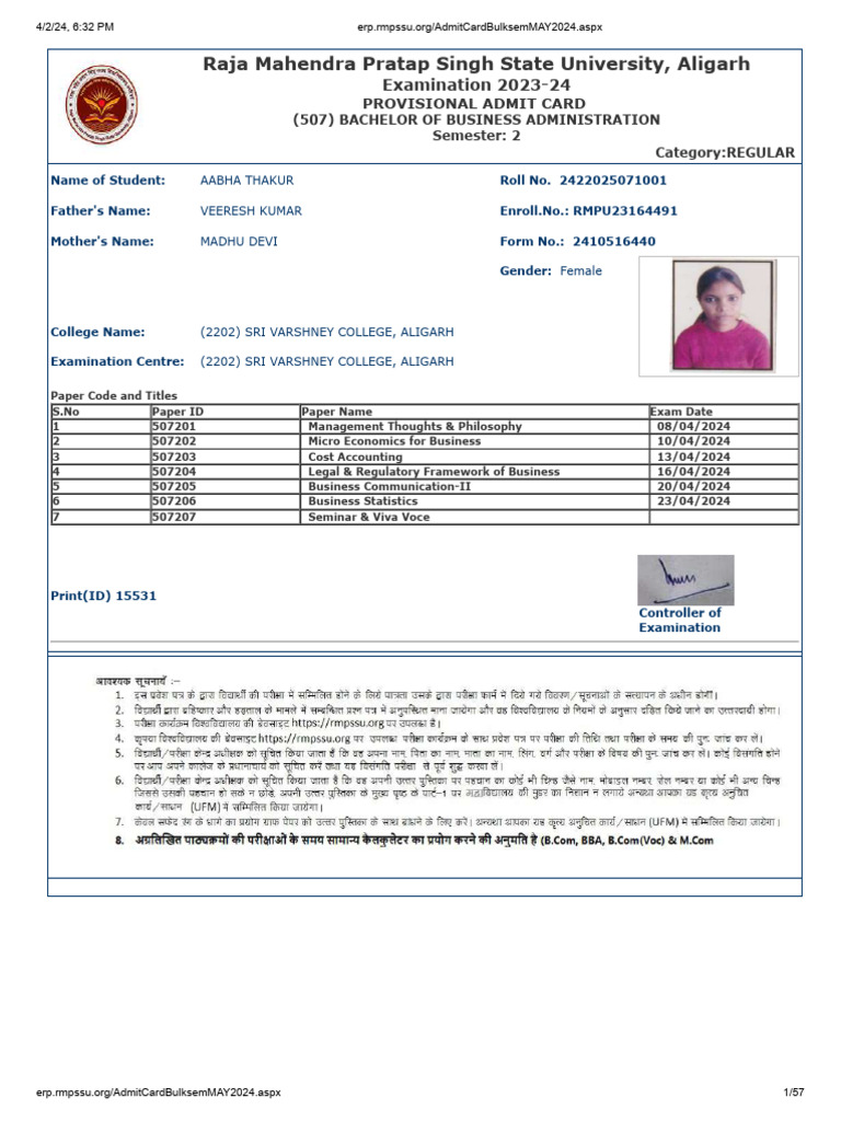 BBA II SEM Compressed | PDF | Thesis | Liberal Arts Education