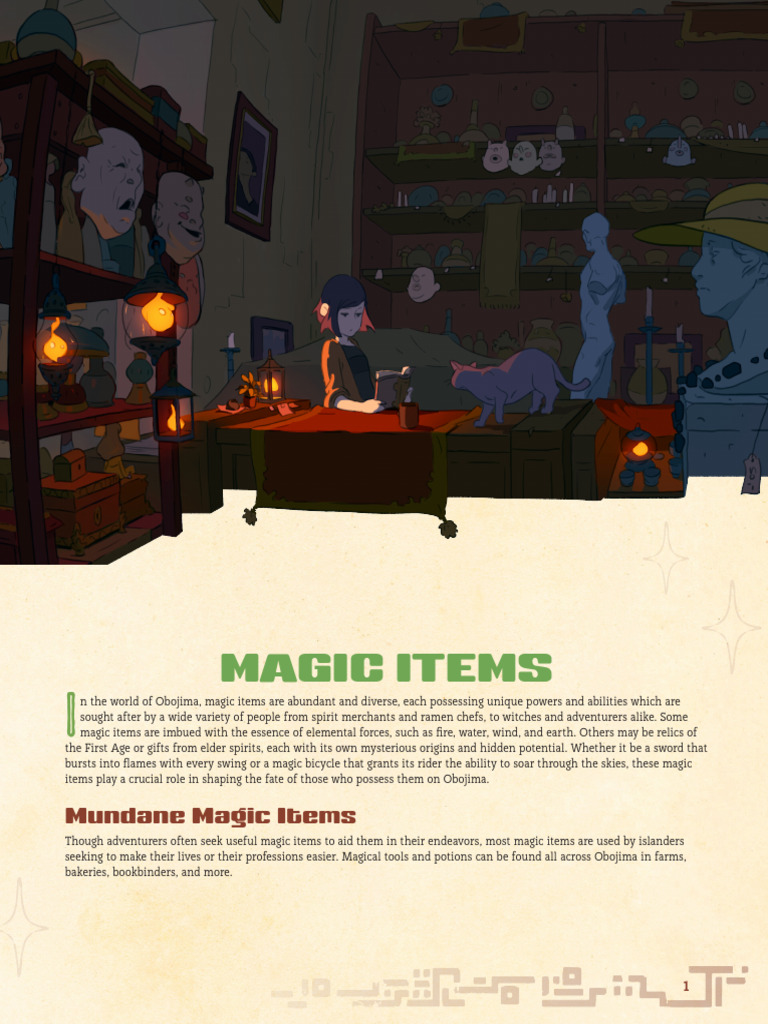 Obojima - Magic Items-Chapter Preview | PDF