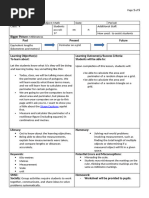Grade 4 Term 4 AREA and PERIMETER LESSON Plans Combined | PDF | Length ...