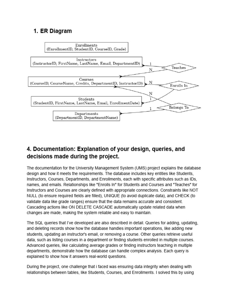 Project_ University Management System | PDF