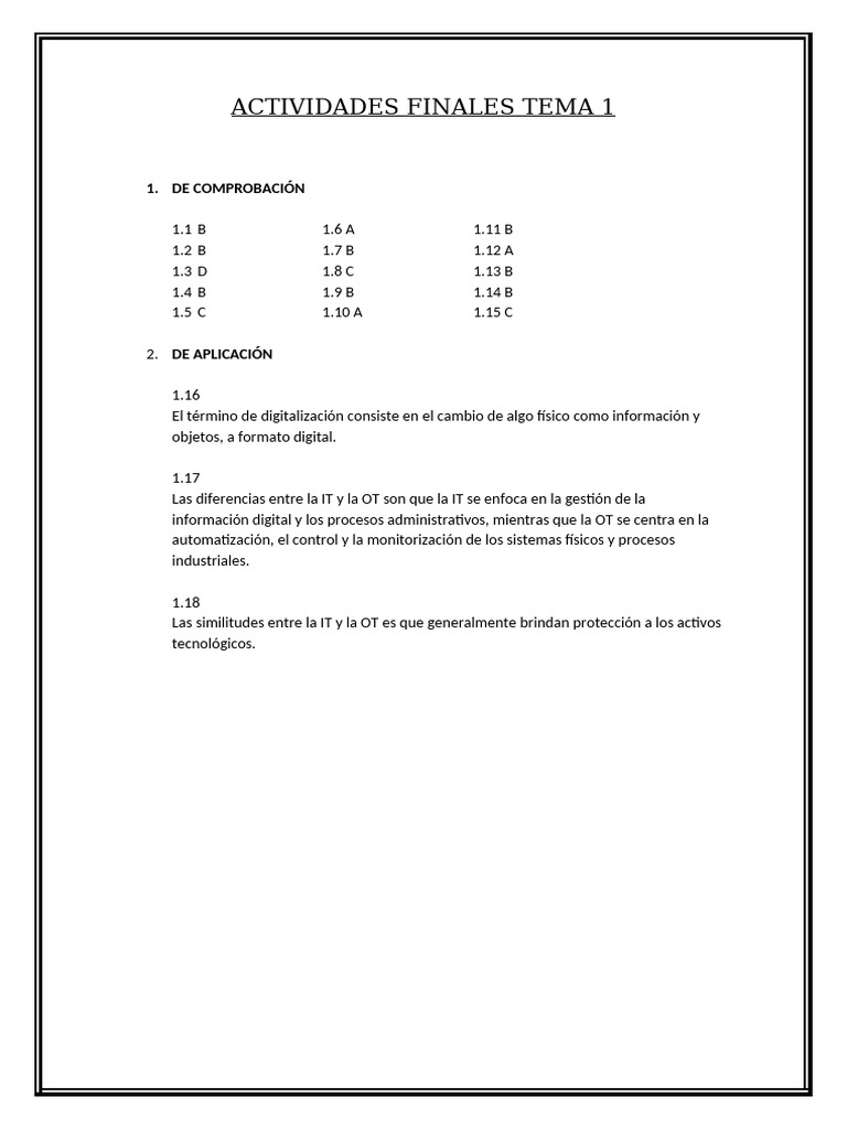 Actividades Finales Tema 1 Dig | PDF