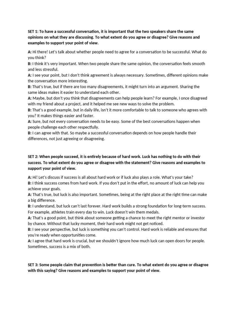 speaking GEP6 | PDF | Luck | Conversation