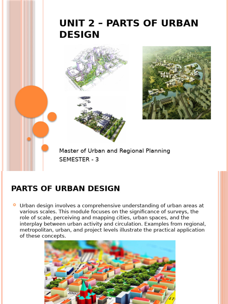 Unit 2 - Parts of Urabn Design | PDF | Urban Design | Mixed Use Development
