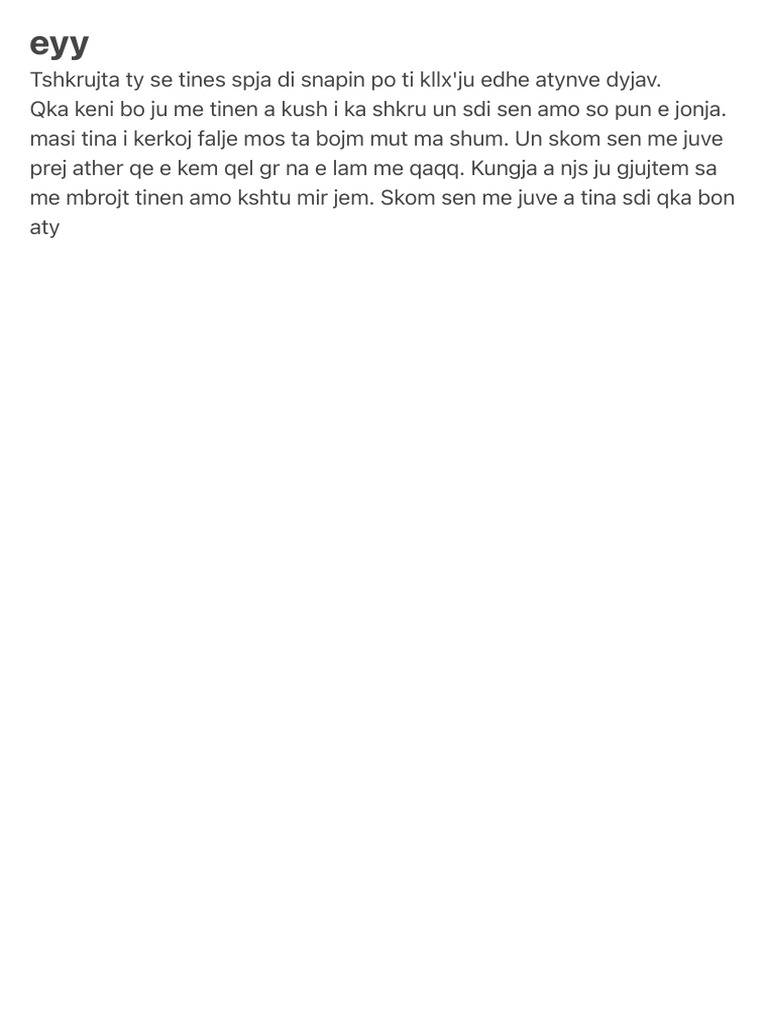 Eyy | PDF