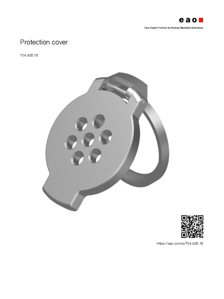 Aluminium Protection Cover 38x50 mm | PDF