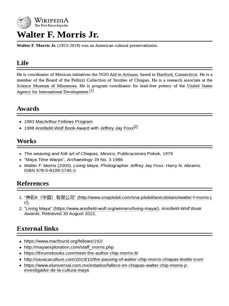 Walter F. Morris Jr. | PDF