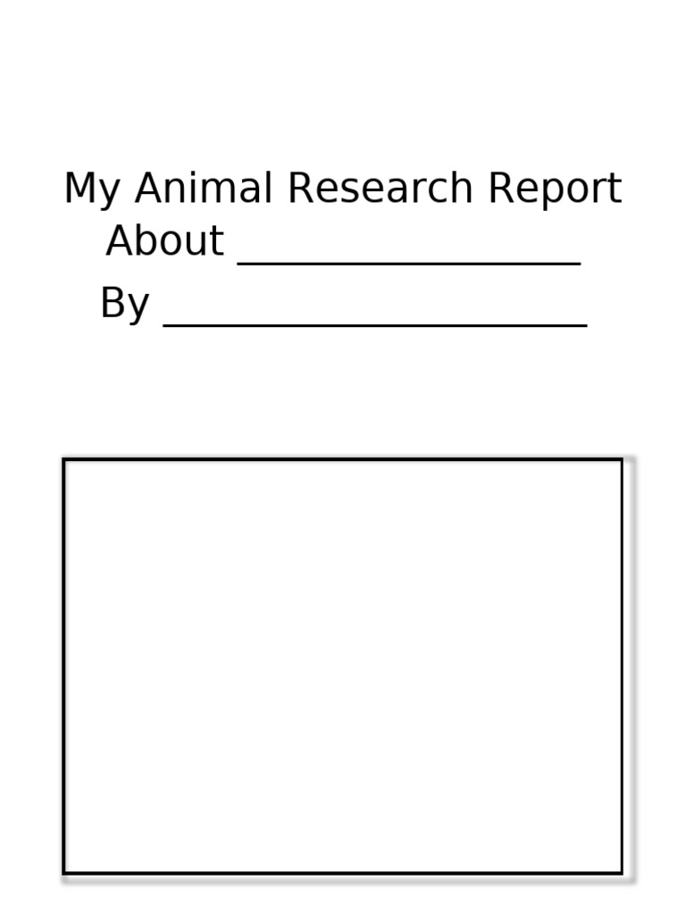 Animal Research Report | PDF