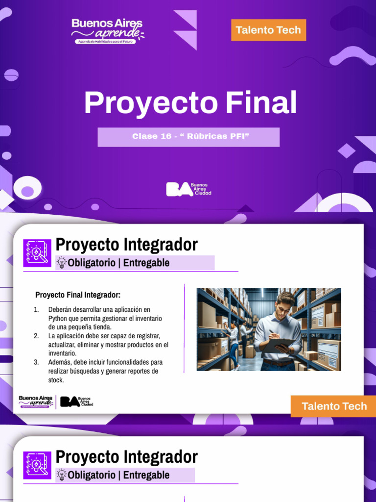 PROYECTO INTEGRADOR FINAL | PDF | Bases de datos | Interfaz de línea de comando