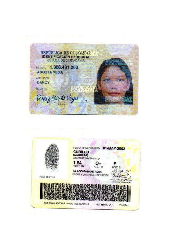 Documento de Identidad | PDF