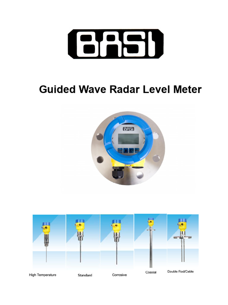 Basi Guided Wave Radar Manual Brld700 | PDF | Radar | Dielectric