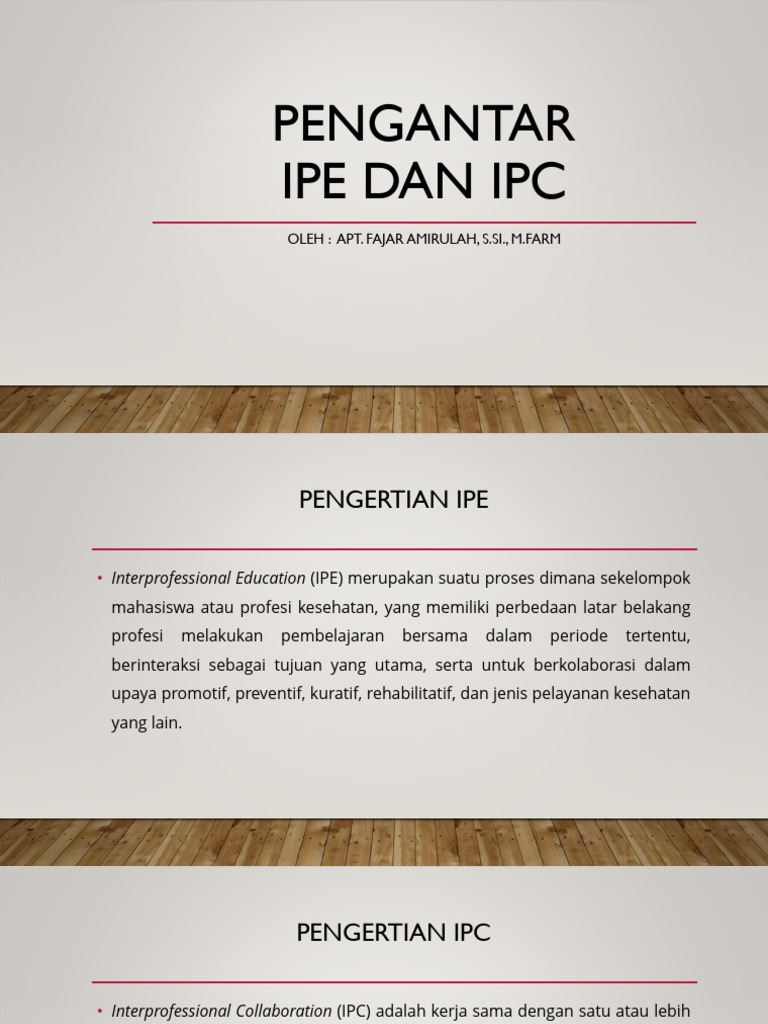 Konsep Ipe | PDF