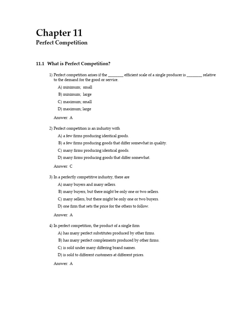 Chapter 14 - Competitive Market Practice | PDF | Marginal Cost | Demand