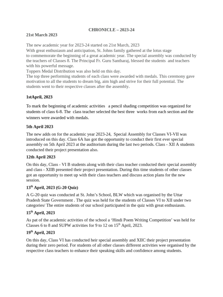 Chronicle | PDF | Teachers