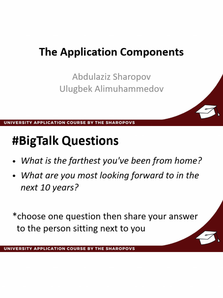 2 The Application Components Pdf