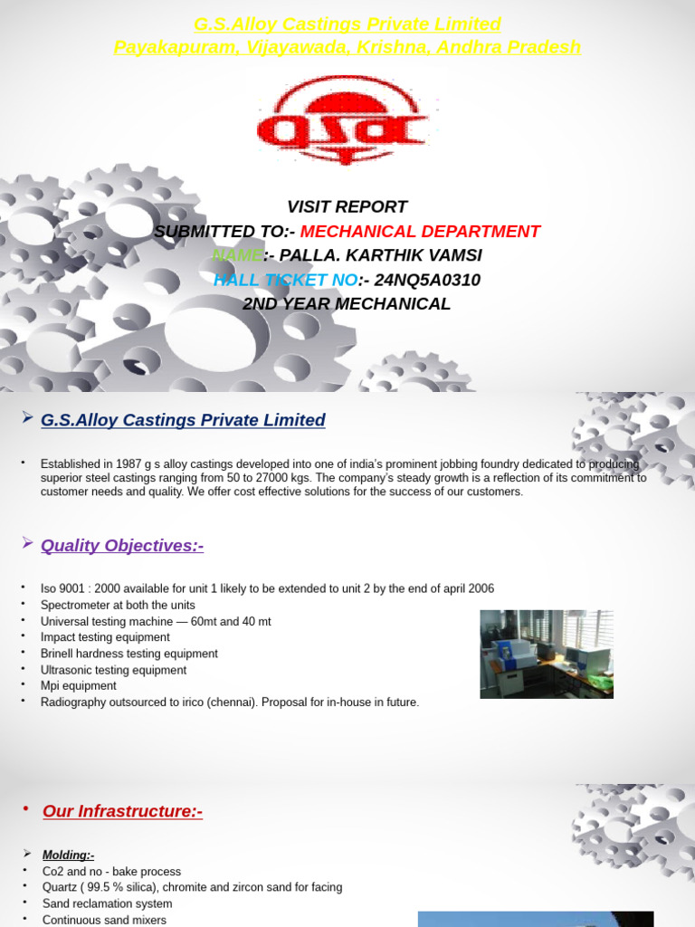 Visit Report (1) | PDF | Electric Current | Electromagnetic Induction