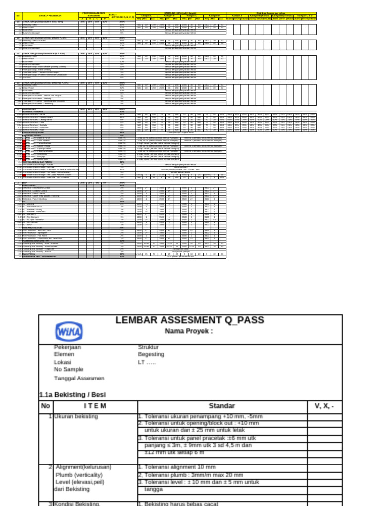 Check List Gedung | PDF