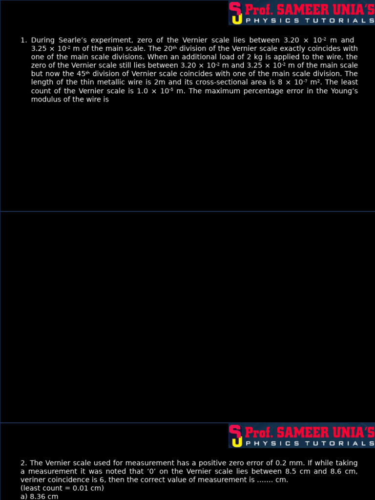 Experiments Numericals Ppt-20 Slide Copy-1 | PDF | Electrical Engineering | Electromagnetism